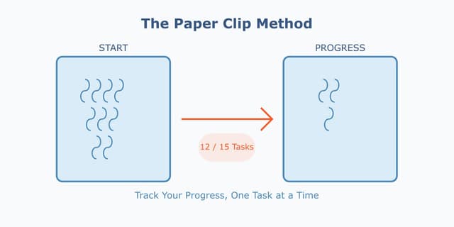 The Paper Clip Method: Simple Daily Productivity Hack